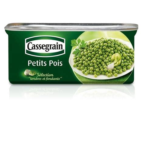 Cassegrain Petits pois Sélection tendres et fondants Monoprix fr