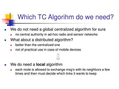 Ppt Topology Control Algorithms Powerpoint Presentation Free Download Id6178560