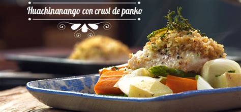 Filete De Huachinango Con Crust De Ajo Y Panko Chef Oropeza