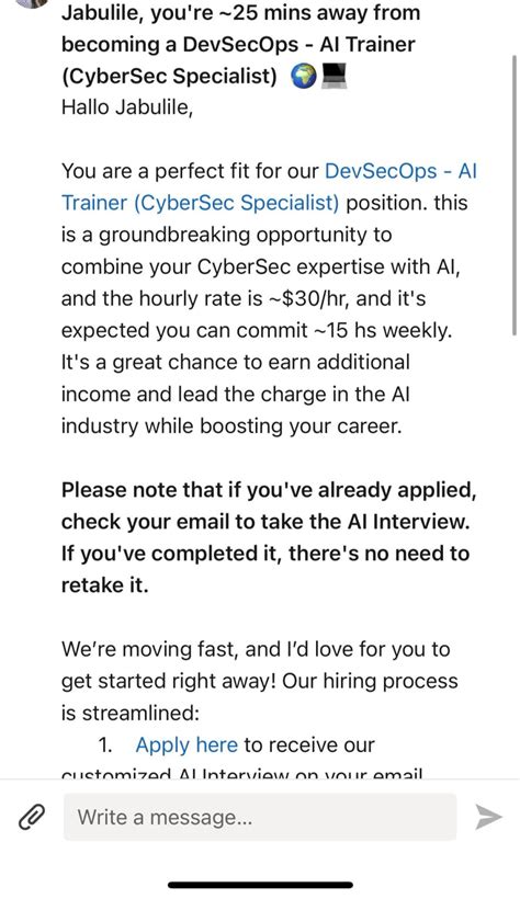 Jabulile Kambule On Linkedin Cybersecurity Phishingawareness Jobseekers Airecruitment