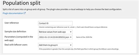 Plugin Ab Test Calculator Dataiku