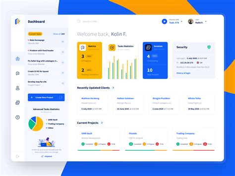 task management system dashboard design task management web dashboard