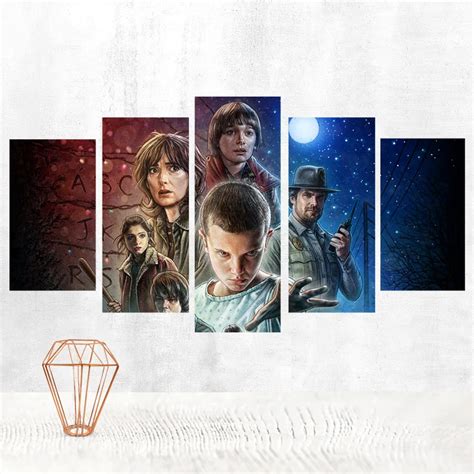 Canvas Painting Poster Stranger Things Posters Paintings On The Wall
