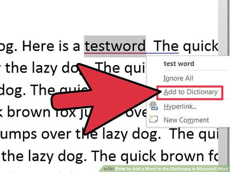 How To Add A Word To The Dictionary In Microsoft Word 9 Steps