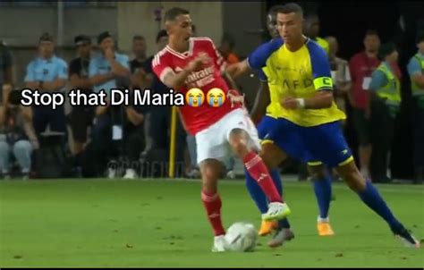 Momen Angel Di Maria Permalukan Cristiano Ronaldo Saat Benfica Bantai