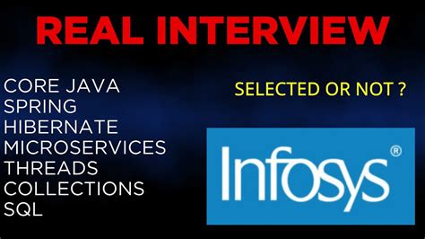 Infosys Learn From The Mistakes Of This Candidate Real Time Java