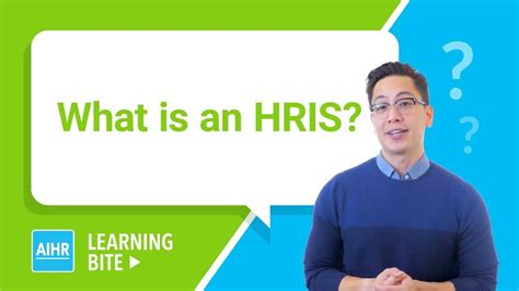 What Is An Hris Aihr Learning Bite Youtube