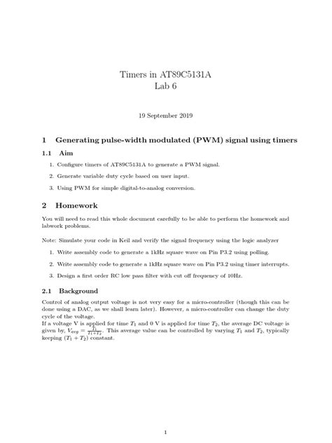 timers and interrupts experiment pdf computer hardware computer