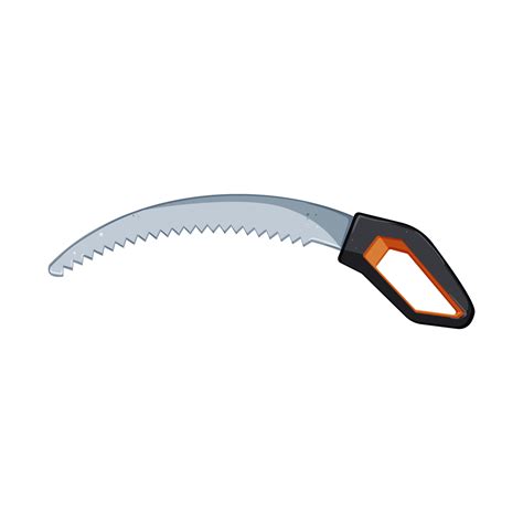 Wood Saw Hand Cartoon Vector Illustration 17590176 Vector Art At Vecteezy