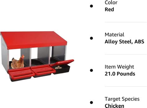 Zenxyhoc Chicken Nesting Boxes Review Top Chicken Coops