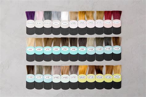 Davines View Color Chart Coloring Pages