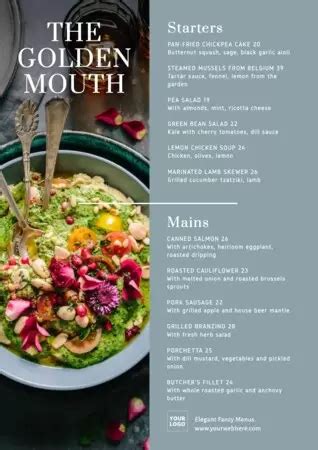 Fancy Menu Templates To Edit Online Fancy Menu Templates To Edit Online