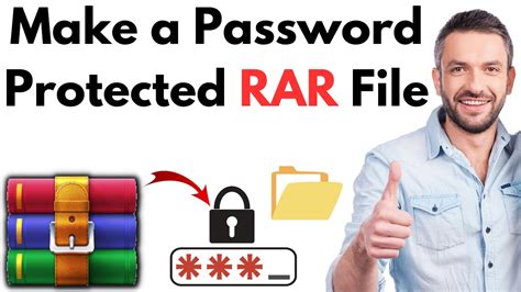 How To Make A Password Protected Rar File Youtube