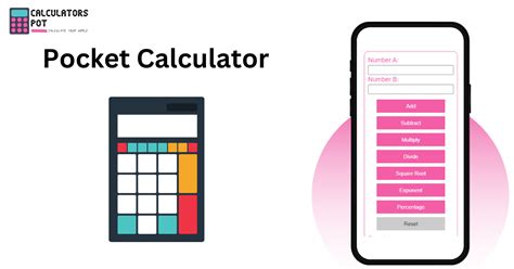 Pocket Calculator Calculatorspot