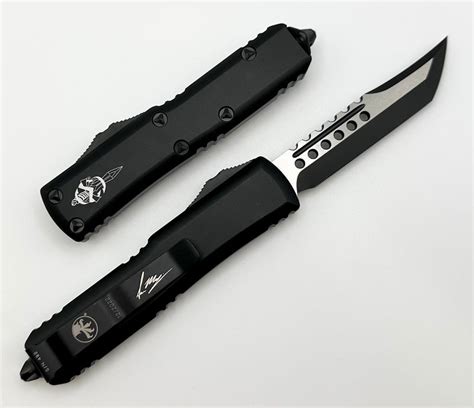Microtech Utx 85 Hellhound Black Tactical Standard 719 1ts