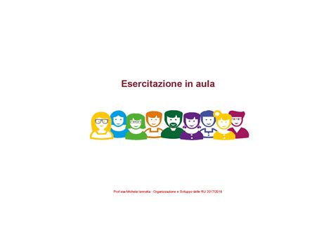 Esercizi Risorse Umane Sapienza Docsity