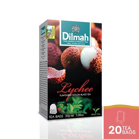 Dilmah Lychee Tea 20s Tea Bags Shopee Malaysia