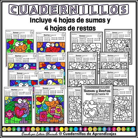 Para Hojas De Trabajo De Suma De Primer Grado Fichas Para Repasar