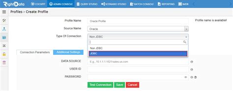 Oracle Jdbc Connection Profile New Params For Ssh Tunnel Rightdata