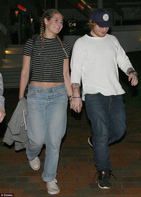 Ed Sheeran And Girlfriend Cherry Seaborn Hold Hands At Dinner In Nsw
