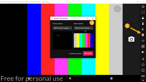 Virtual Camera Does Not Work In Genymotion · Issue 4179 · Obsproject