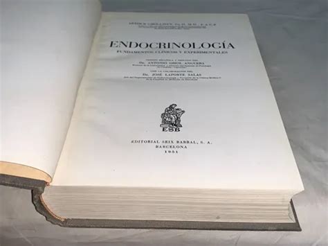 Endocrinologia A Grollman Seix Barral Mercadolibre