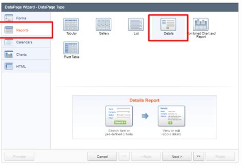 On Form Submit Open Report Details Page Datapages Caspio