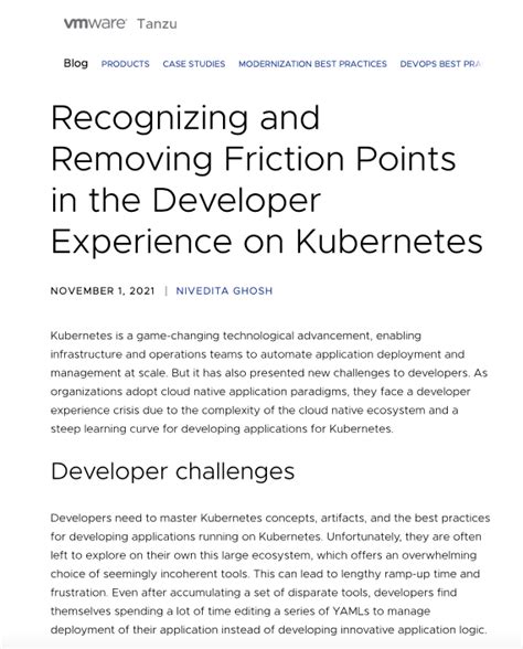 Recognizing And Removing Friction Points In The Developer Experience On