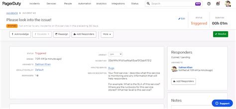 Pagerduty Integration Lambdatest