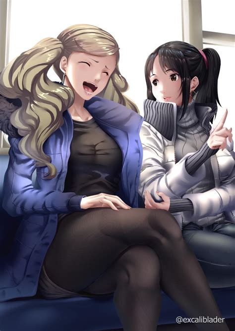 Ann And Shiho By Me Rpersona5