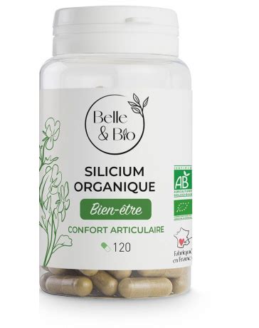 Belle et bio silicium organique 120 gélules végétales articulations