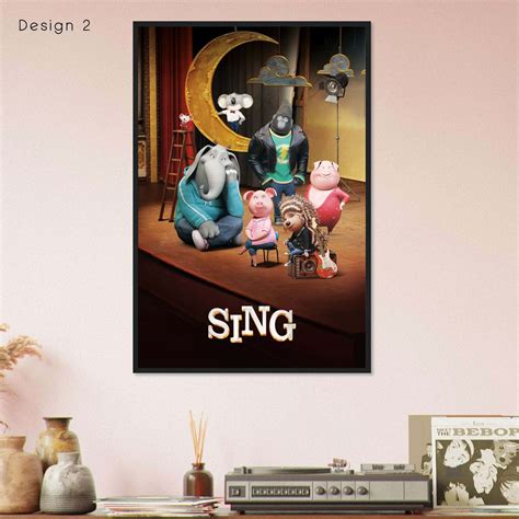 Sing 2016 Movie Poster Print Citiesbox