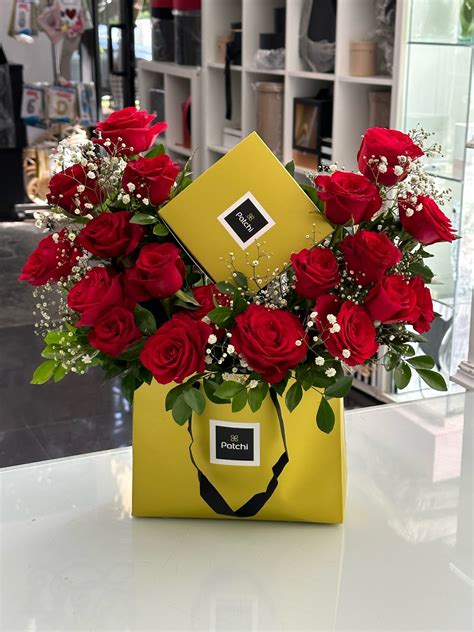 Patchi Chocolate With Roses Keni Flower Shop