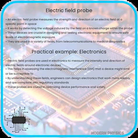 Electric Field Probe Precision Detection And Usage