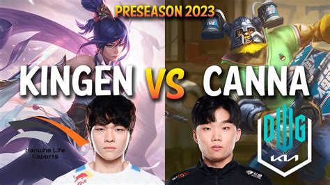 Hle Kingen Vs Dk Canna Fiora Vs Olaf Top Kr Ranked Youtube