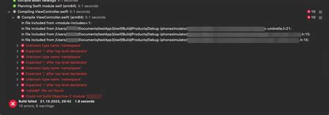 Swift Unknown Type Name Namespace After Install Cocoapod Stack