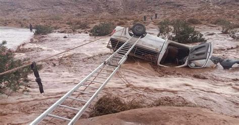 جرفتهم السيول مصرع 6 أشخاص بفيضانات غربي الجزائر التلفزيون العربي