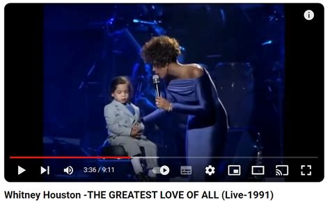 휘트니 휴스턴 Whitney Houston 인기곡 Greatest Love Of All 듣기 가사 해석