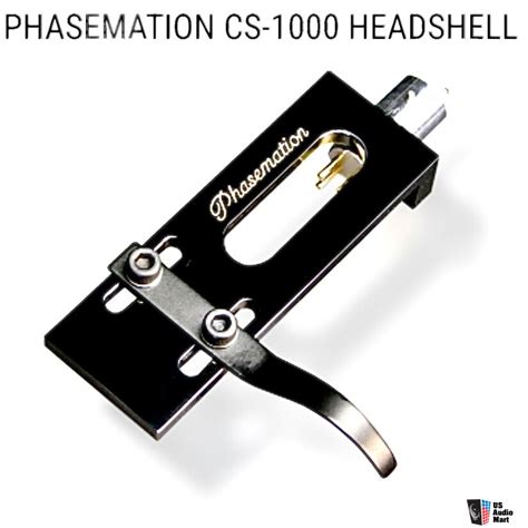 Phasemation Cs 1000 Headshell Duralumin Dlc Diamond Like Carbon Treatment Machined Litz Wire