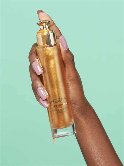 Limited Edition 24k Gold Illuminating Body Oil T Set Herla