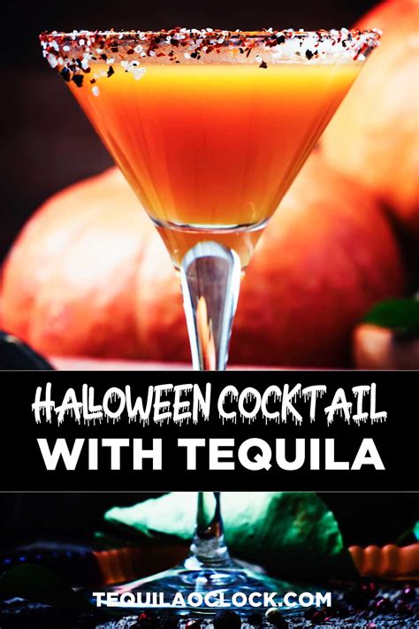 Halloween Cocktail With Tequila Laura Fuentes