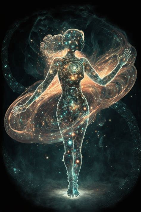 A Womans Spiritual Body Ilustración Mística Imagenes Misticas Arte De La Geometría Sagrada