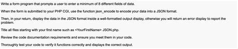 solved this assignment is about json make sure to use