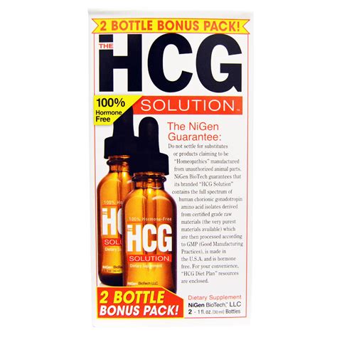 Nigen Biotech The Hcg Solution 2 Bottle 1 Fl Oz 30 Ml за 2153