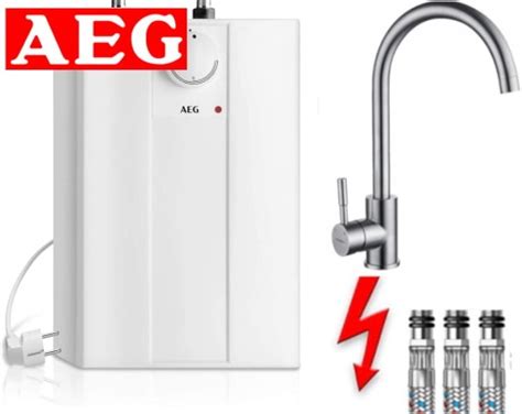 Bojler 5 L 2kW bezciśnieniowy podumywalkowy kl A AEG 222164 HUZ 5