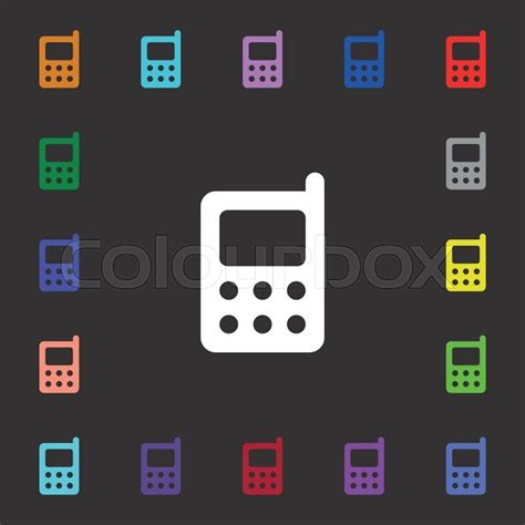 Cell Phone Icon Symbols At Vectorified Collection Of Cell Phone