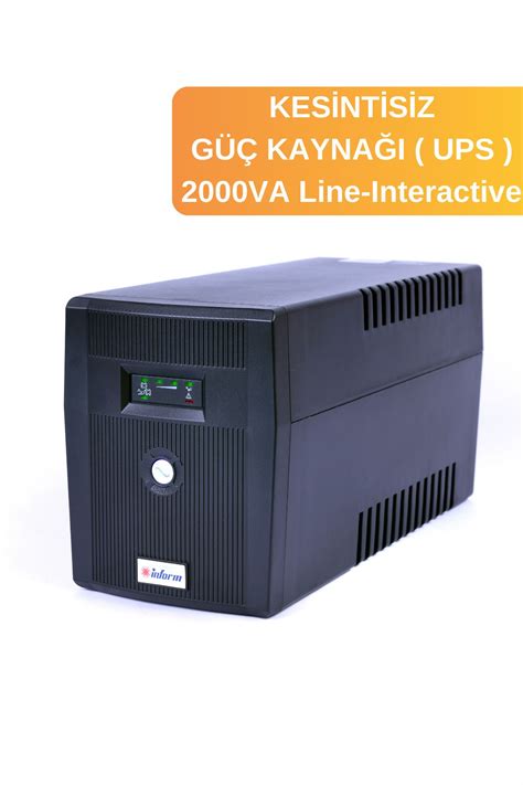 Genel Markalar İnform Guardian 2000va 2X 9AH 7 20dk Kesintisiz Güç