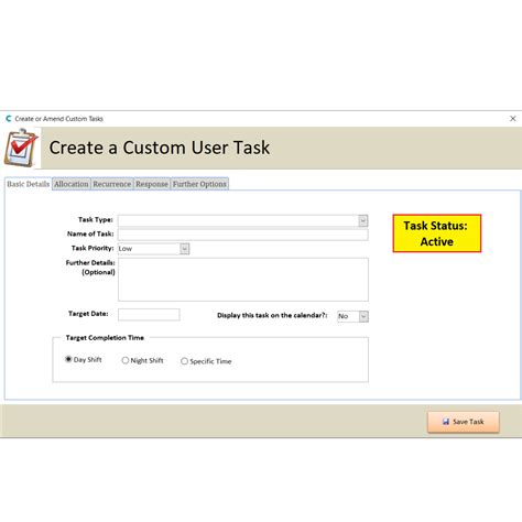 Creating Custom Tasks Care Control Learning Hub