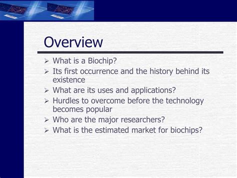 PPT Biochips PowerPoint Presentation Free Download ID 3853894