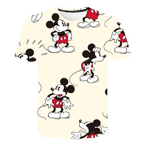 Camisetas De Manga Corta De Verano Para Niños Camisetas De Mickey